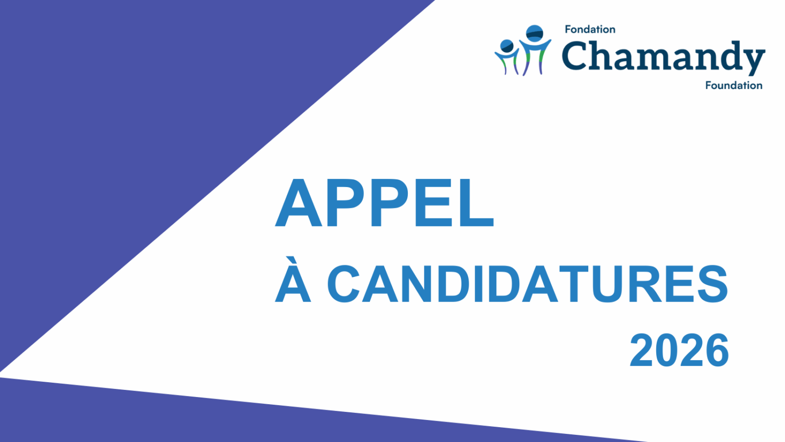 Fondation Chamandy lance l’appel à candidatures 2026 | Chamandy Foundation